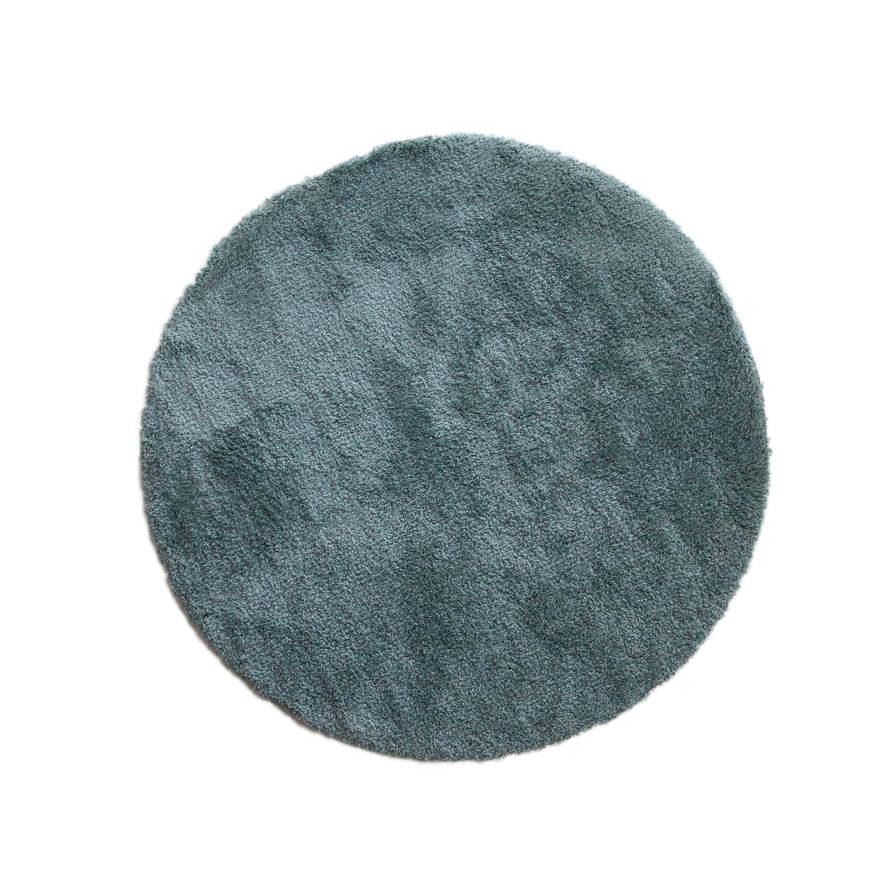 Nomadic Round Teal Blue Rug – Signature Rugs